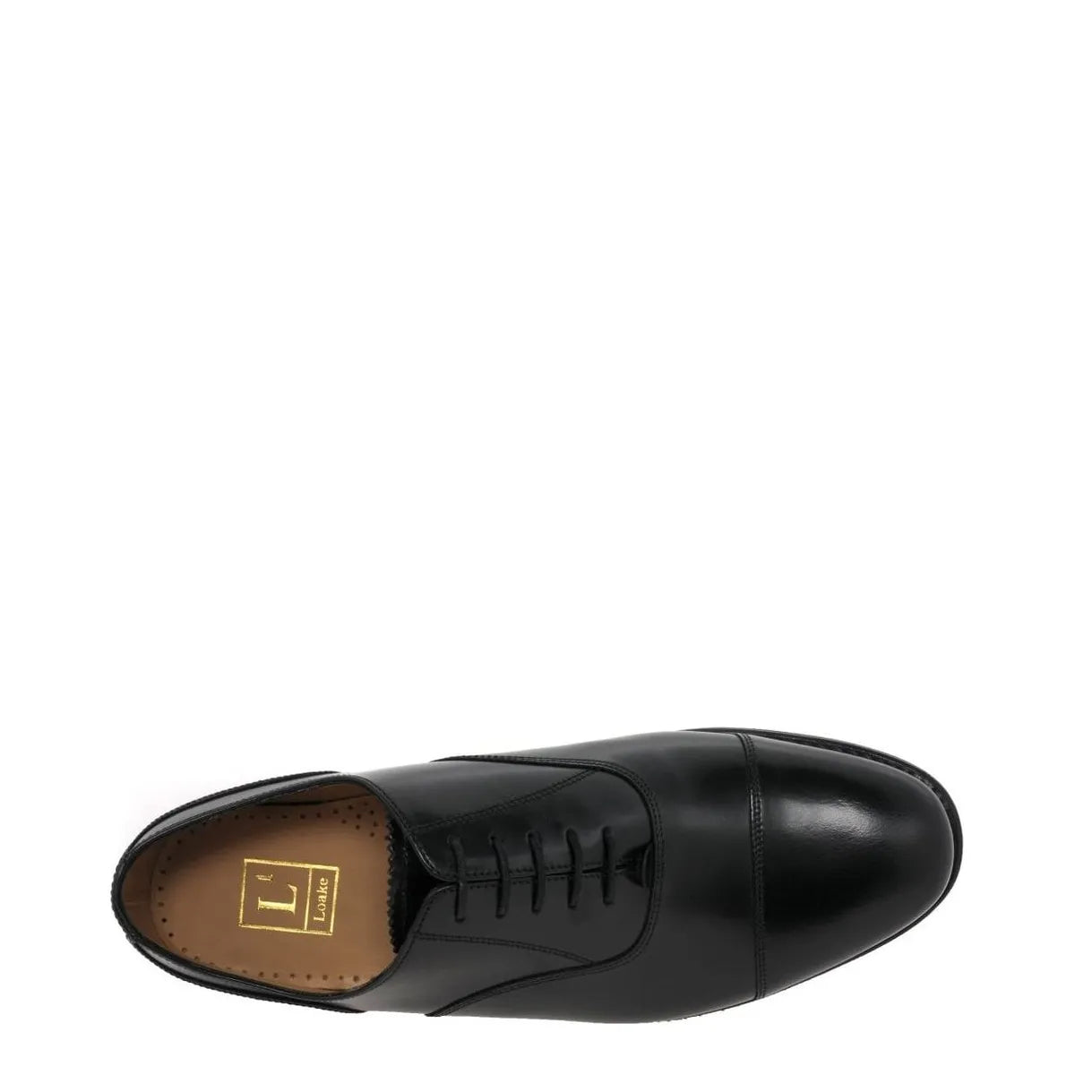 Men's LOAKE 300 BRF Oxford Polished Leather Shoes -Black – Eye Footwear