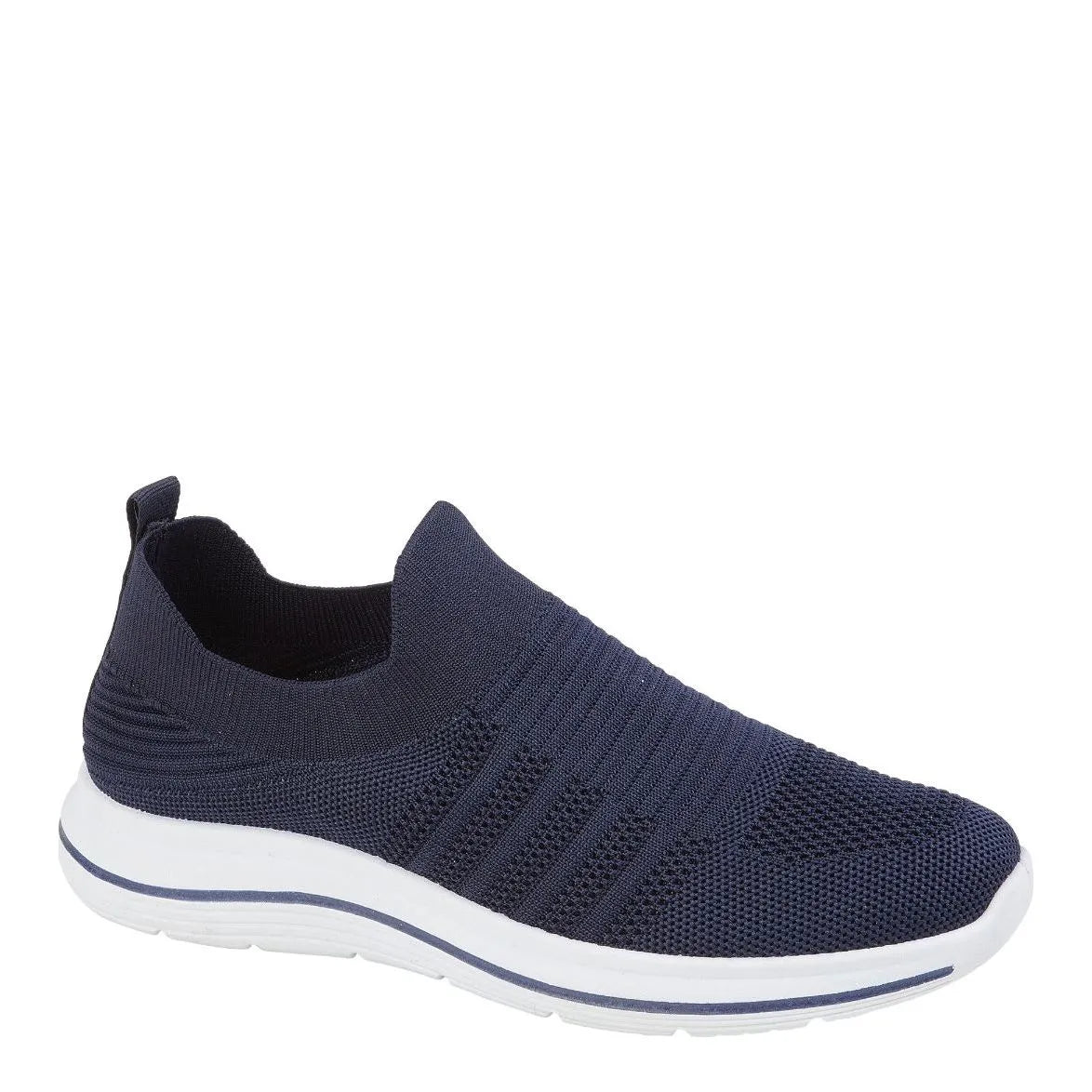 Men's Urban Jacks Detroit Lightweight Slip on Leisure Shoes - Navy ...